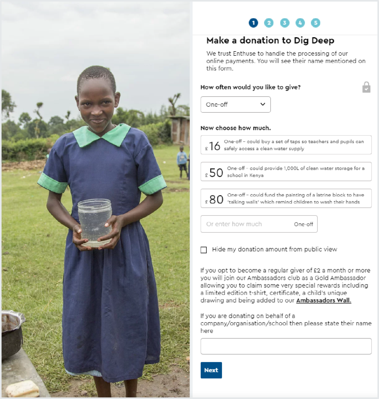 Donation_Page_Dig_Deep_with-border - Enthuse: Branded fundraising for ...