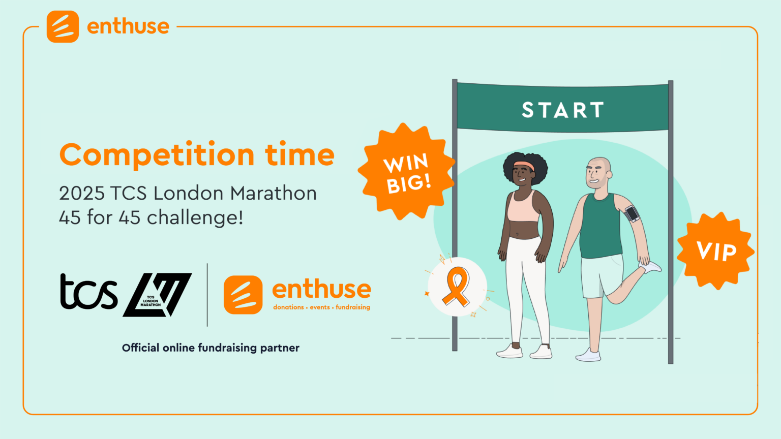 Join the 45 for 45 challenge for the 2025 TCS London Marathon - Enthuse ...